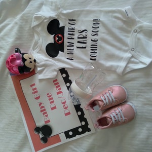 Disney Pregnancy Announcement / Lilo & Stitch / Baby Coming | Etsy