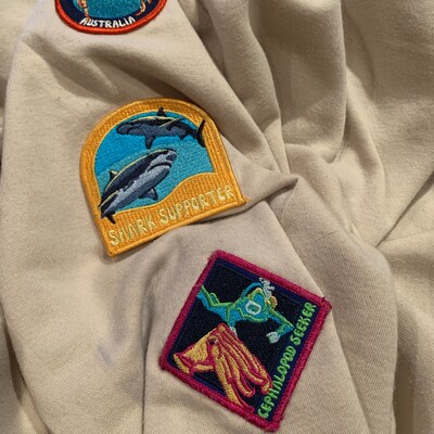 Night Diver Patch for Scuba Adventurers Travel Patches for Scuba Divers ...