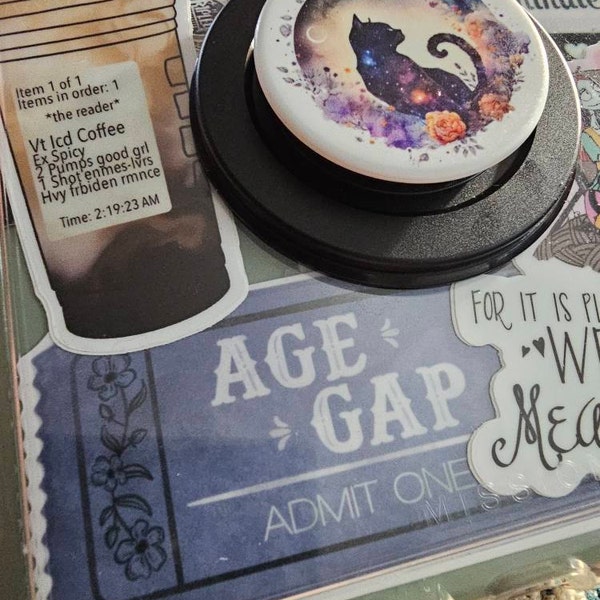 Hand Painted Floral Stack of Books With Customizable Colors and Romance ...