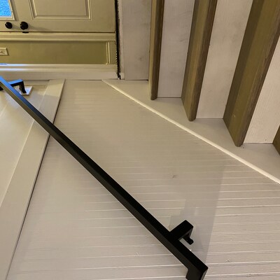 Handrail for Outdoor Steps, Tube Size 1.57 1.57 40mm-40mm Square Tube ...
