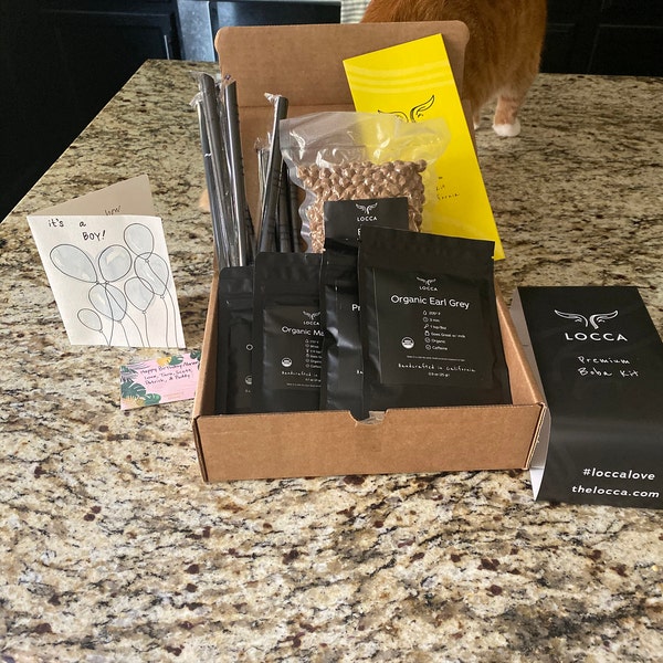 Boba Tea Kit Thai Set, Thai Boba Tea Kit With Thai, Jasmine and Black ...