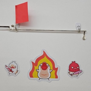 Silly Duck Sticker | Funny Duck Sticker, Laptop Sticker, Cute Sticker ...