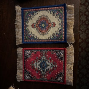 Beautiful Turkish Carpet Coasters Persian Rug Coasters Mug - Etsy