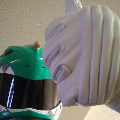 Leather Gloves for Power Rangers Cosplay/short Gauntlet/top - Etsy