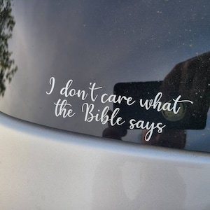 Jesus is My... Car Decal, Christian God Vinyl Bumper or Window Sticker ...
