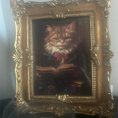 Vintage Sheep Painting French Shabby Chic Wall Decor, Neutral Tone ...