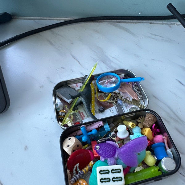 Treasure Trinket Tins Stuffed to the Brim With Tiny Things (perfect ...