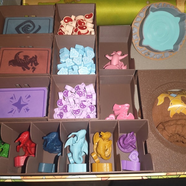 Flamecraft Organizer: Magical Game Setup, Works With Sleeved Cards - Etsy