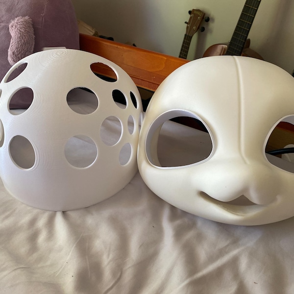 Foam Back Head Fursuit Molding Foam Headpiece for Custom Masks, Fursona ...