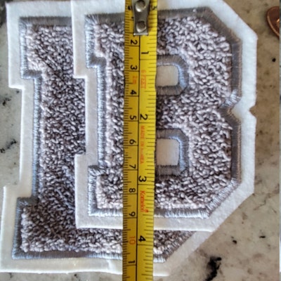 Letterman Jacket Number/letter Chenille Patch - Etsy