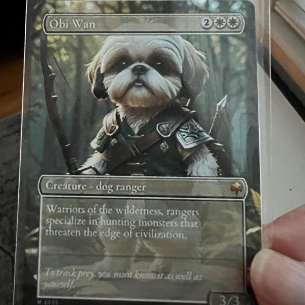 Custom MTG Card Template, Editable Magic the Gathering Design ...