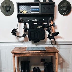 Wall Mounted Duty and Tactical Gear Rack Small - Etsy