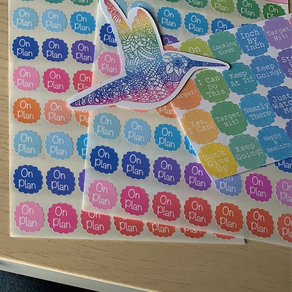 Weight Loss Stickers - Planner Diary Bullet Journal Scrapbooking ...