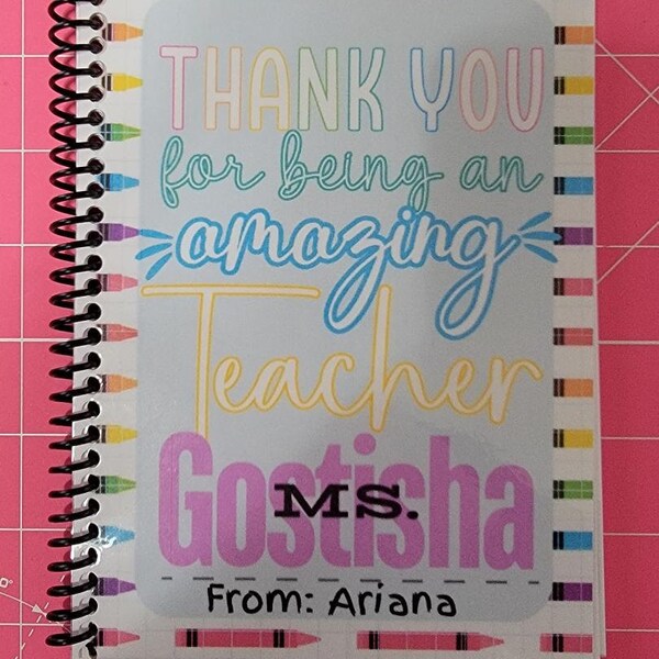 Printable Teacher Gift Card Book | Teacher Appreciation Gift | Back to ...