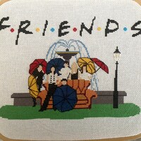 Friends Cross Stitch Pattern Funny TV Show Cross Stitch - Etsy Canada