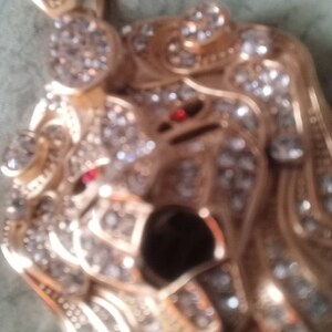 Full Iced Bling-ed Out Jumbo XL Size Gold Plated Middle Finger Lab ...