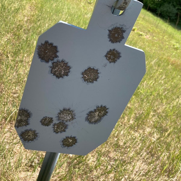 Magnum Target 5 Tall IDPA NRA Knock-over Steel Shooting Targets 3/8 ...
