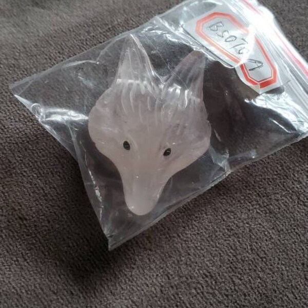 Wolf Head Bead. Picasso Jasper Wolf Jewelry. Howling Wolf Pendant ...