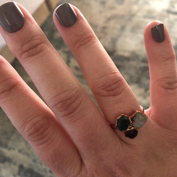 Birthstone Stacking Ring, Custom Stacking Ring, Push Present ...