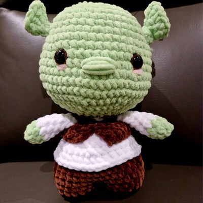 Crochet Pattern Ogre jumbo, Amigurumi Tutorial in English, PDF Download ...