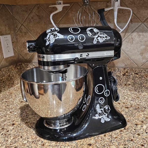 Funny Dog Stand Mixer Permanent Vinyl Decal Set/dog Lover Sticker Set/kitchen Mixer Decal Set ...