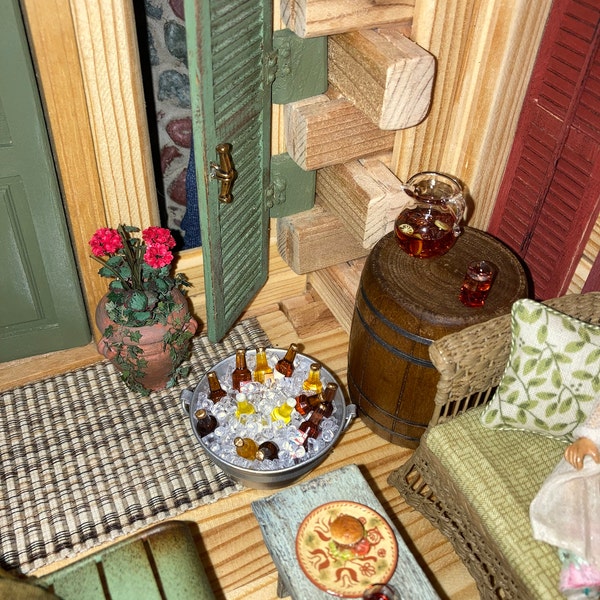 Miniature Tub of Loose Ice,1:12 Scale,dollhouse Ice,miniature Ice Cubes ...