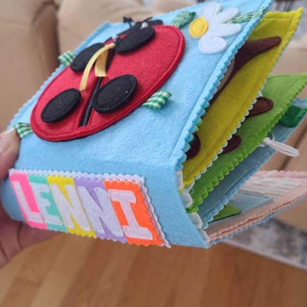 Quiet Book, Felt Book, Quiet Book for Toddlers, Quiet Book for 1 Year ...