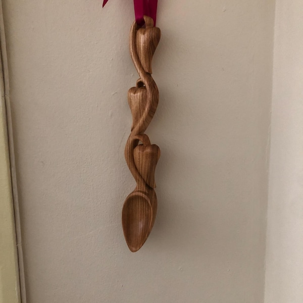 No 124. Handmade Welsh Love Spoon, Made to Order. - Etsy