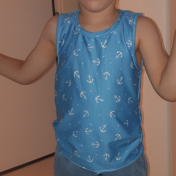 PATTERN Tank Top for Kids, Tank Top for Children, Sewing Pattern ...