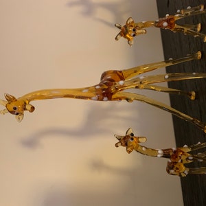 Glass Art Cat Set, Murano Glass Cat Set, Cute Cat, Tabletop Home Decor ...