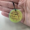 Custom Fluorescent Bag Tag - Keychain, Backpack, School, Sports ...