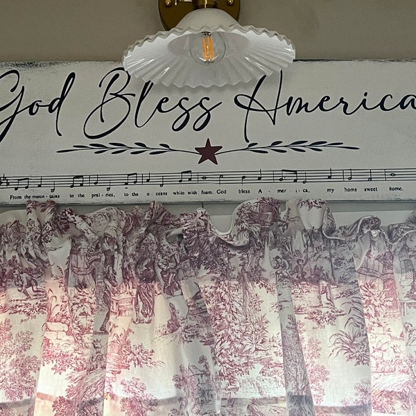God Bless America Patriotic Decor 4th of July Decor Vintage Patriotic ...