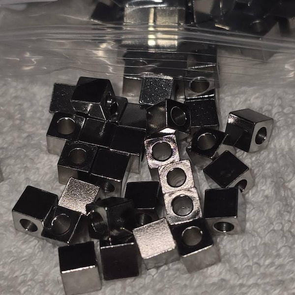 304 Stainless Steel Cross Button Metal Spacer Bead 2 Pieces per Order ...