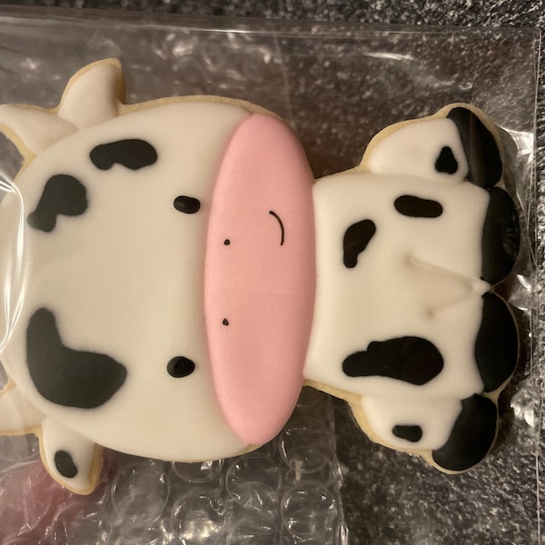 Cow Cookies | Individually Wrapped Cow Party Cookies - Etsy