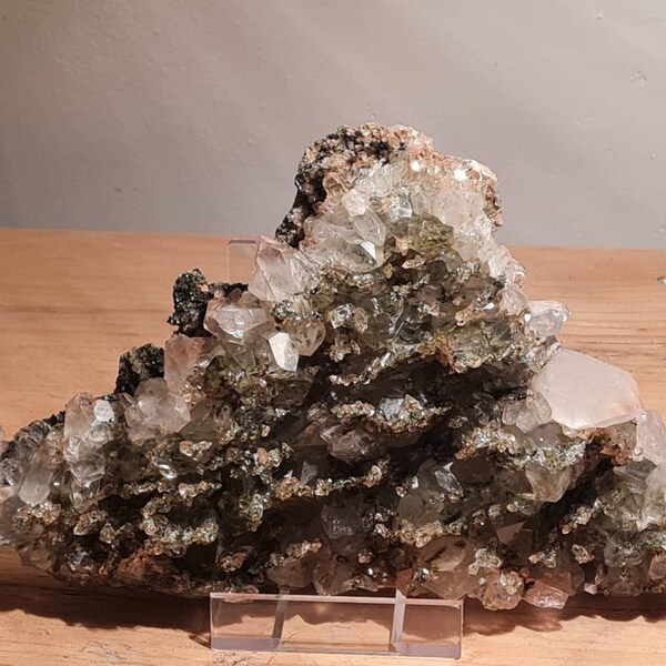 Extraordinary Rough Crystal Geode Spicemen, Big Horn Shape Polished ...