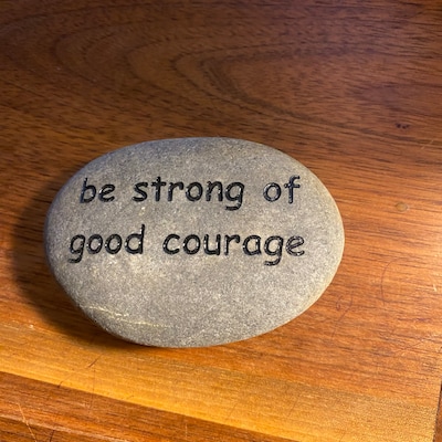 Positive Quotes Sayings Wisdom Good Vibes Stones River Rocks Custom ...