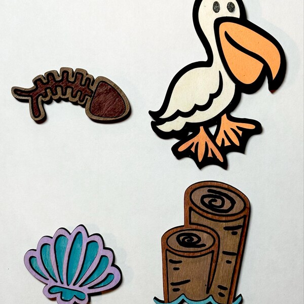 Instant Digital Download - Bundle of Four Floral Magnet Designs, Score ...