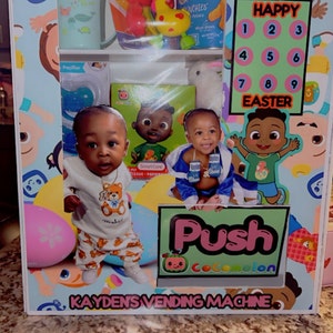 Custom Family Vending Machine Template, Boy Birthday Gift, Boy Easter ...