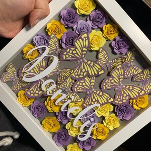 Custom Shadow Boxes With Name Nursery Decor Name Decor - Etsy