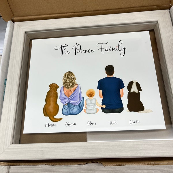 Personalised Family Print, Family Prints, Personalised Family Gift ...