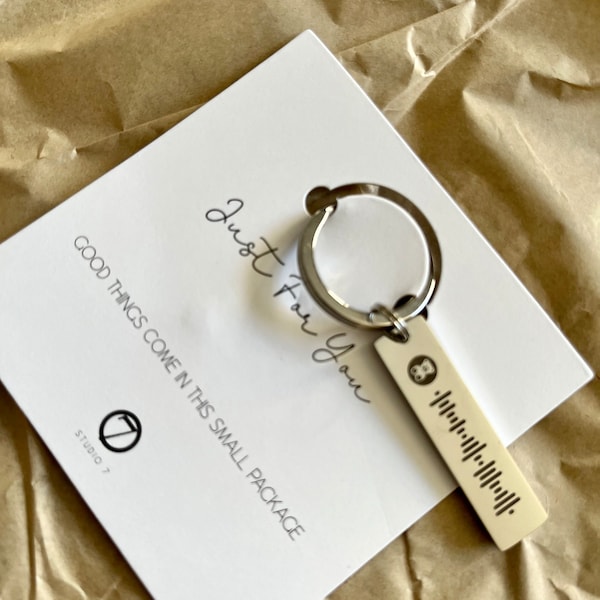 Personalized Keychain Song Code Gift Anniversary Our Song Code Gift ...