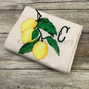 Lemon Tree Embroidery Design. Lemon Pattern. Lemon Embroidery Design ...