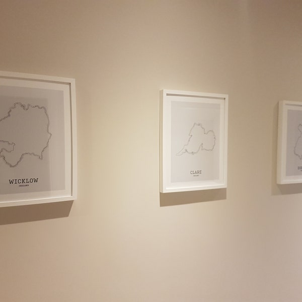 Donegal Map Print // Map of Donegal Print // Donegal Art Print ...