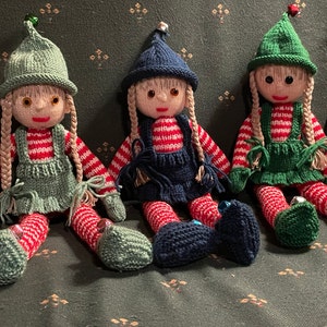 Baby Poppets including Free Doll Hair Tutorial PDF Knitting Pattern ...
