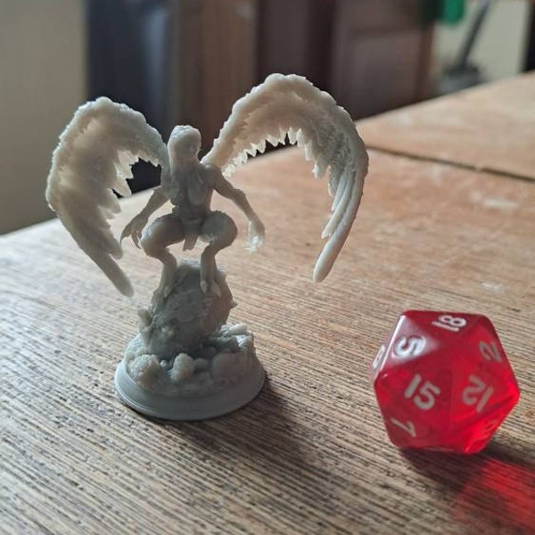 Harpy Monster Miniature | 28mm 32mm 38mm 75mm | Resin 3D Printed Dnd ...