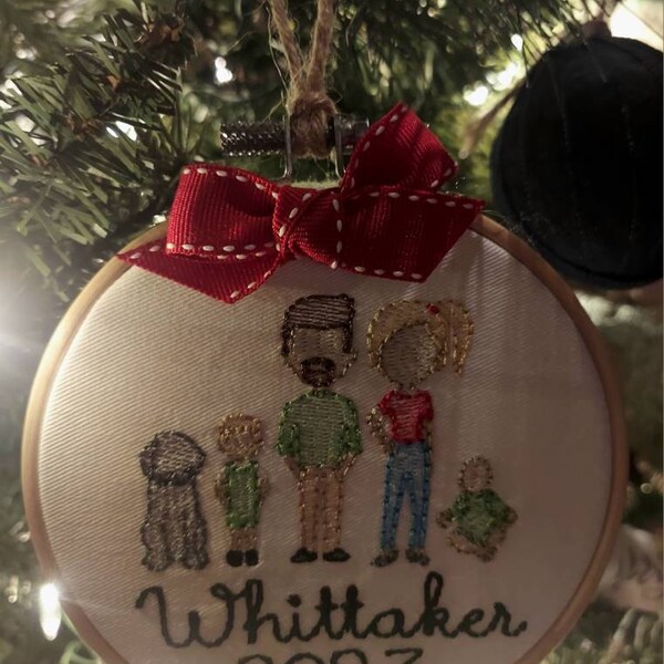 Personalized Family Christmas Ornament Keepsake Holiday Ornament - Etsy