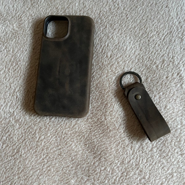 Custom Tumbled Phone Case, Tan Phone Cover, iPhone 14, 13, 12, 11, Pro ...