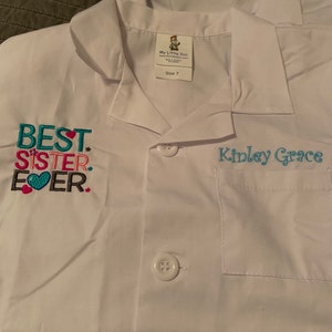 Personalized Kids Dinosaur Lab Coat With Tyrannosaurus Rex | Etsy