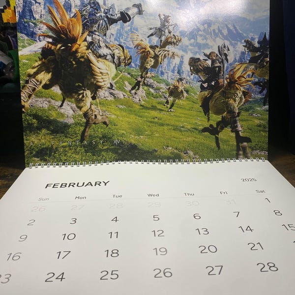 The Last of Us 2025 Desktop Calendar, Gaming Calendar, Video Game ...