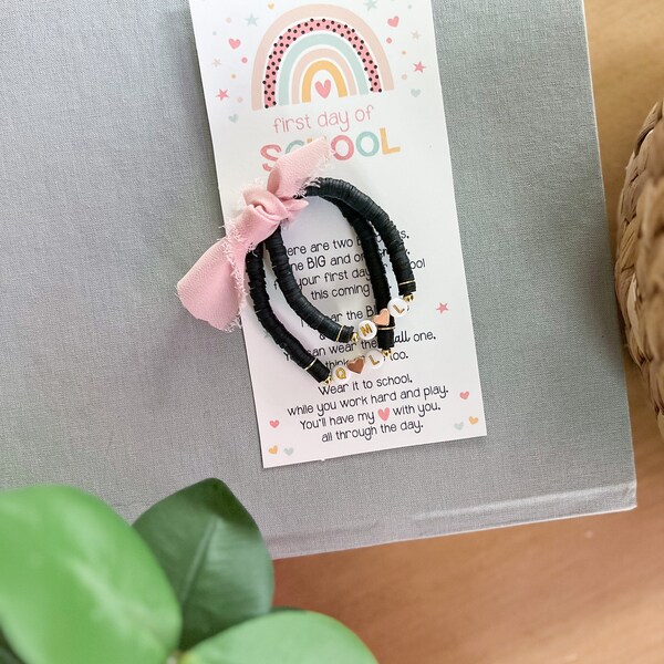 First Day of School Bracelet PRINTABLE Instant Download, Back to School ...
